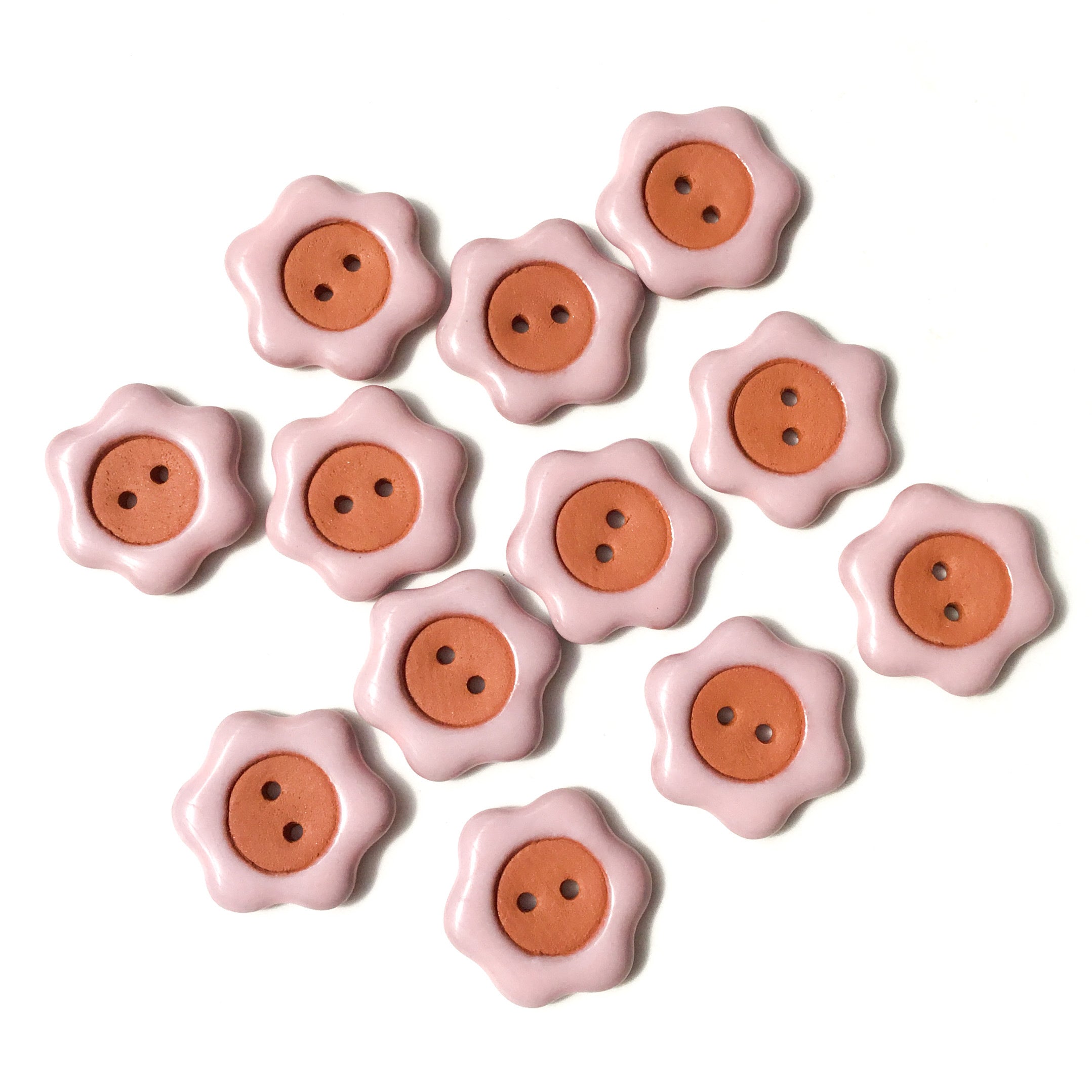 LOOPSIE DAISY Red Clay Button 'Pink' 7/8” – Haulin' Hoof Farm Store
