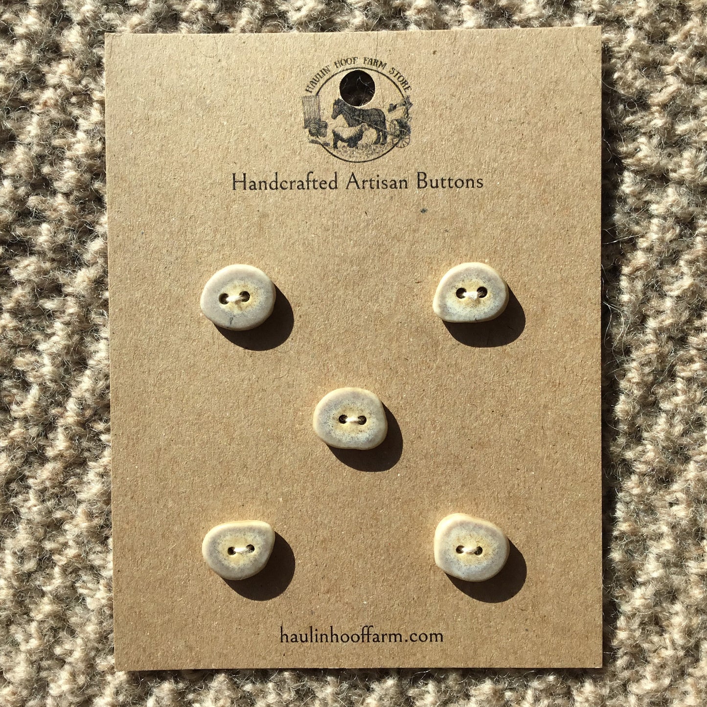 Polished Deer Antler Shed Buttons 5/8" 5-Pack – Haulin' Hoof Farm Store