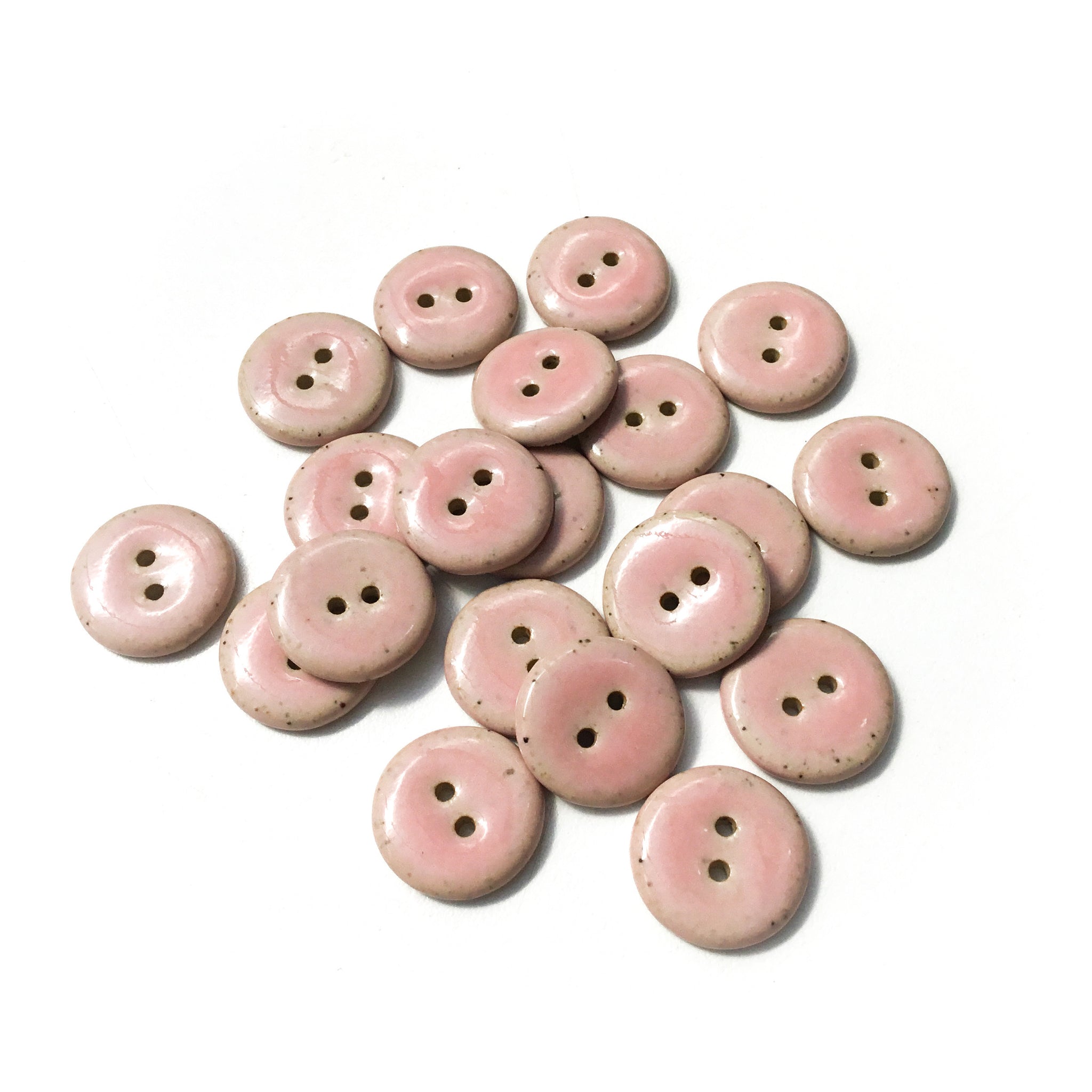 Soft Pink Ceramic Stoneware Buttons - 3/4" – Haulin' Hoof Farm Store